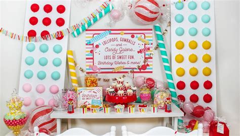 Candy Themed Birthday Party Just Add Confetti Candy Party Candy
