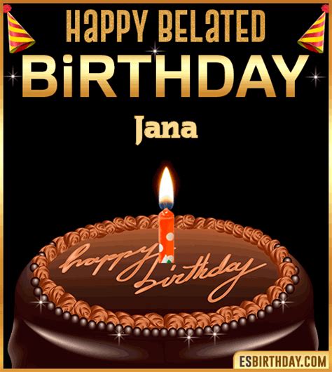 Happy Birthday Jana  🎂 Images Animated Wishes【28 S】