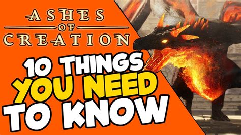 10 Things You NEED To KNOW Before You Buy Ashes Of Creation Alpha 1