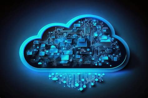 Premium Ai Image The Digital Cloud Your Ultimate Information Storage Solution Generative Ai