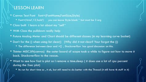 Python Analogmeter And Chartslide4 Test Engineers Resource