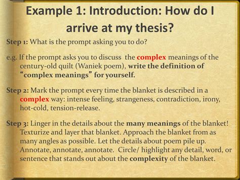 PPT Responding To An AP Lit Prompt PowerPoint Presentation Free Download ID 5641538