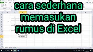 Cara Memasukan Rumus Di Excel Cara Sederhana Dan Mudah Doovi