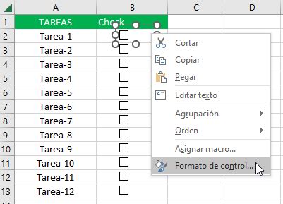 Insertar CheckBox En Excel Siempre Excel