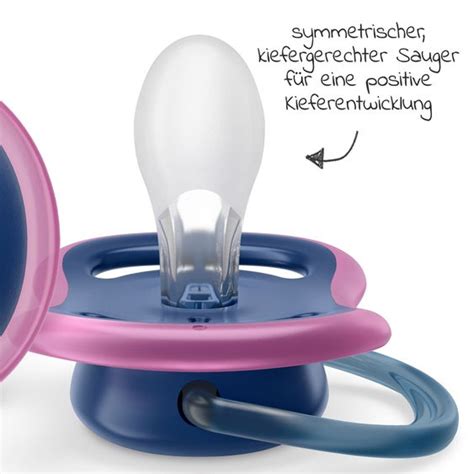 Philips Avent Pacifier 2 Pack Ultra Air From 18 M Elephants Love