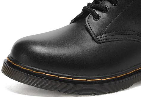 Men Side Zipper Martin Boots Calf Boots Plus Size High Tops Shoes