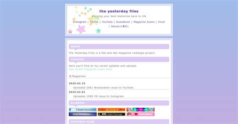 The Yesterday Files