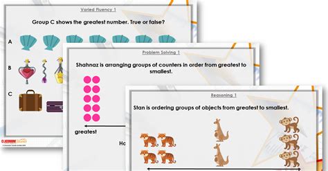 Year 1 Ordering Objects Lesson Classroom Secrets Classroom Secrets