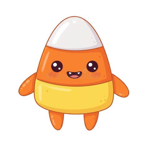 Cute Cartoon Candy Corn Character Illustration Stock Illustrations 1 456 Cute Cartoon Candy