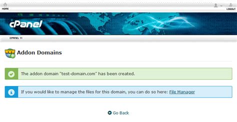 how to set up a cpanel addon domain clook blog