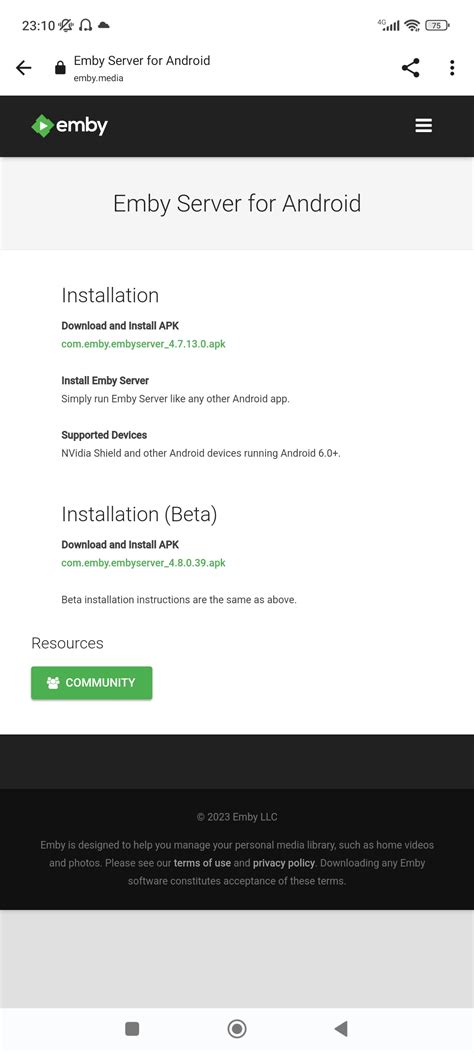 Emby Server Android Apk Cant Download It Android Server Emby
