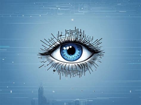 Premium Ai Image Eyes Of Azure Ascii Artstyle Illustration Of A