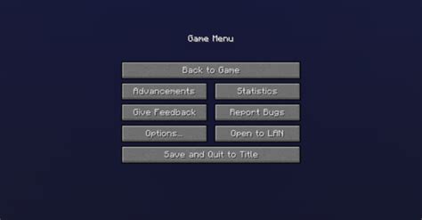 Parts Of A Minecraft Pause Menu Quiz By Megabytea