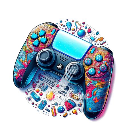 Game Controller Ps5 Clipart High Quality Png Etsy