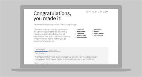 Develop Carbon Design System