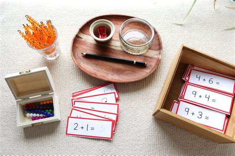 Montessori Addition Facts With Equation Slips And Addition Booklets