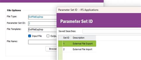 Export External File Template Ifs Community