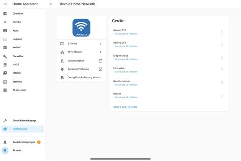 Devolo Only Of Devices Are Displayed Configuration Home