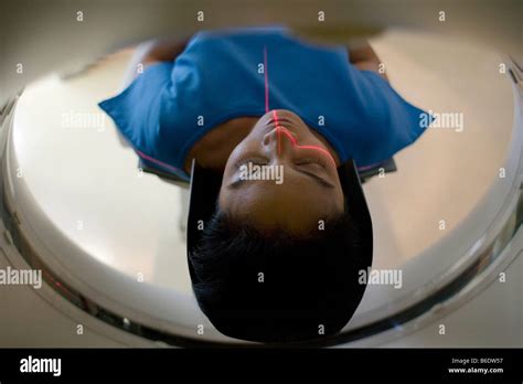Ct Scanning Patient Undergoing A Ct Scan Stock Photo Alamy