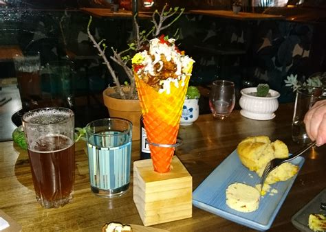 Anyone For An Ice Cream Cone Full Of Jamaican Fried Chicken R