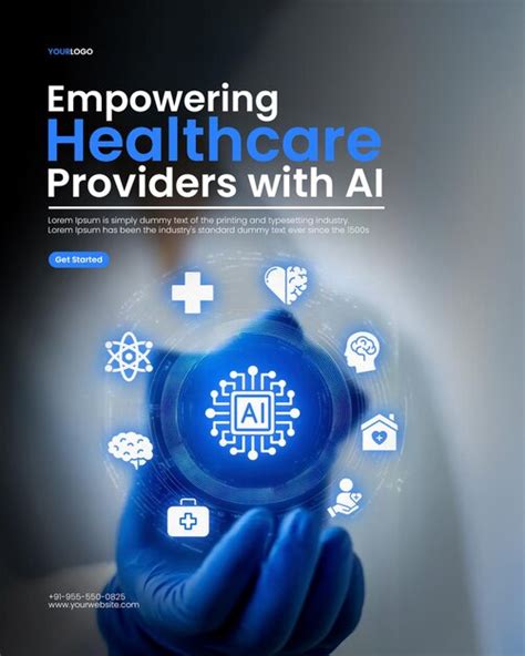 Healthcare Bots Poster Psd High Quality Free Psd Templates For