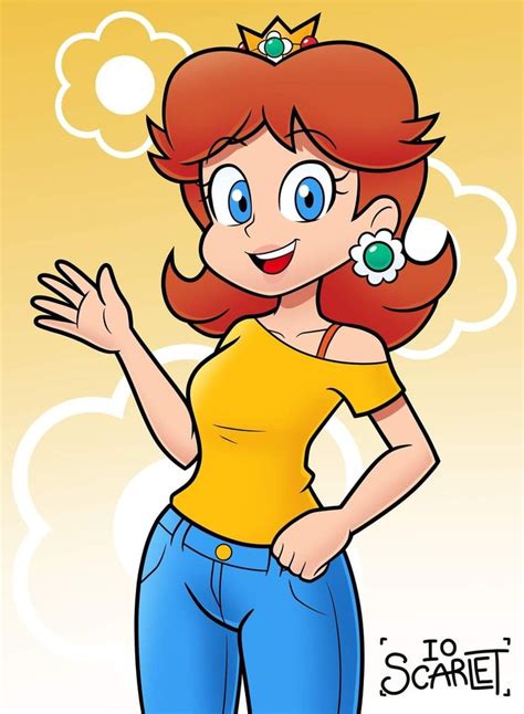 Pin On Princess Daisy Princess Daisy Super Mario Art Mario Funny