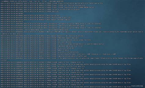 Docker启动mysql多实例连接报错cant Connect To Local Mysql Server Through Socket