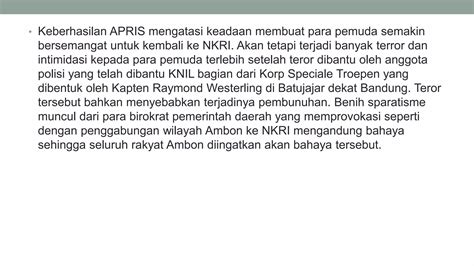 Republik Maluku Selatan Rms Pptx