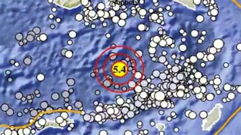 Gempa 5 4 SR Selasa 10 Mei 2022 Siang Terjadi Baru Saja Guncang Di