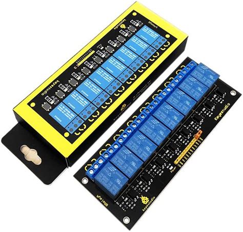 KEYESTUDIO Relay Module DC V Channel Relay Module Board Shield With Optocoupler For Arduino