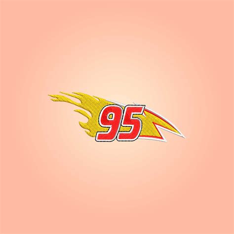 Lightning Mcqueen 95 Embroidery Design Files