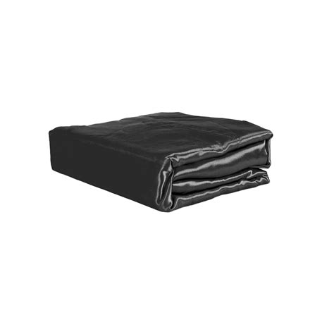 Buy Black Satin Sheet Set Online Ivory And Deene