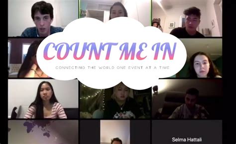 Virtual Events Global Connections Count Me In Maroon