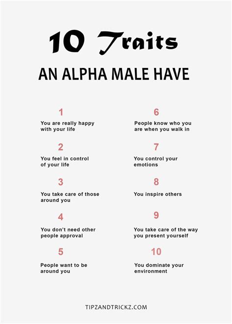 10 Traits Of An Alpha Male That Makes Him Great in 2021 | Alpha male ...