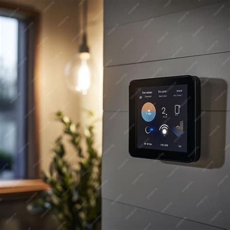 A Smart Meter Installed In A Home Displaying Energy Usage Data And Analytics Premium Ai