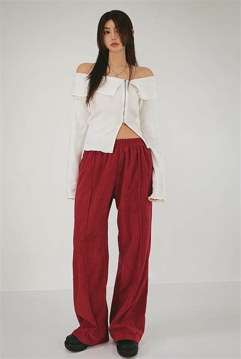 시크윈 여리여리 오프숄더니트 언발 슬릿 블라우스 집업티 3color