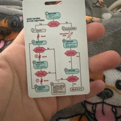 Acls Badge Buddy Aha Acls Guidelines And Algorithms Etsy