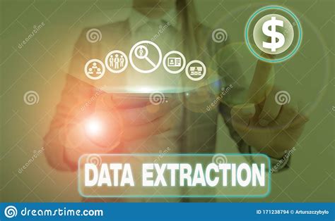 Writing Note Showing Data Extraction Business Photo Showcasing Act Or