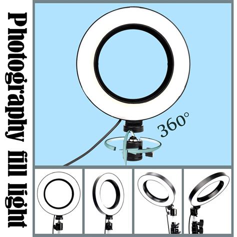 16cm Led Ring Light Dimmable Usb Lamp For Photogra Vicedeal