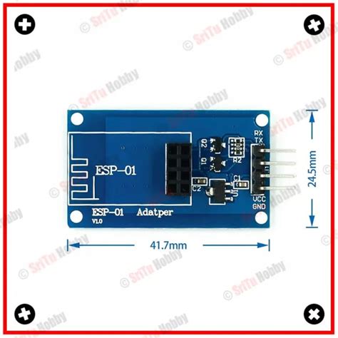 esp8266 esp 01 serial wifi wireless adapter module sritu hobby