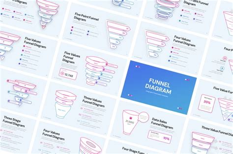 Funnel Diagram Incl Infographic And Triangle Envato