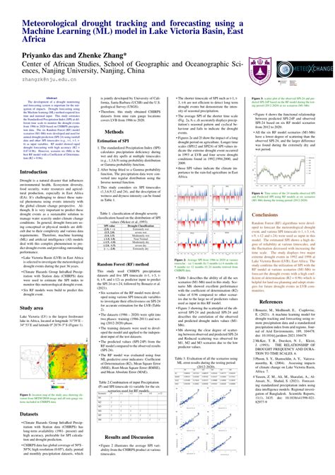 Pdf Meteorological Drought Tracking And Forecasting Using A Machine