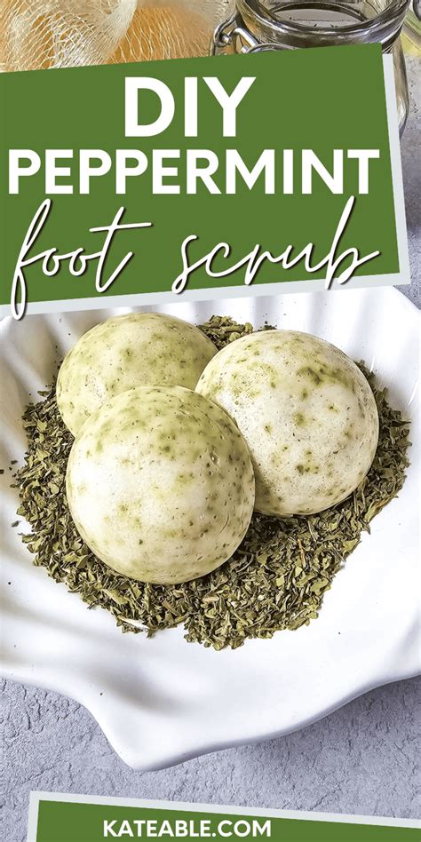 5 Ingredient Diy Peppermint Foot Scrub Recipe Kateable
