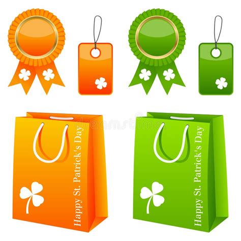 St Patrick S De Reeks Van De Verkoop Van De Dag Vector Illustratie Illustration Of Manier
