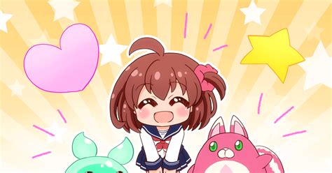 バトルガールハイスクール みき And ゲルちゃん And 星たぬき レオンののあのイラスト Pixiv