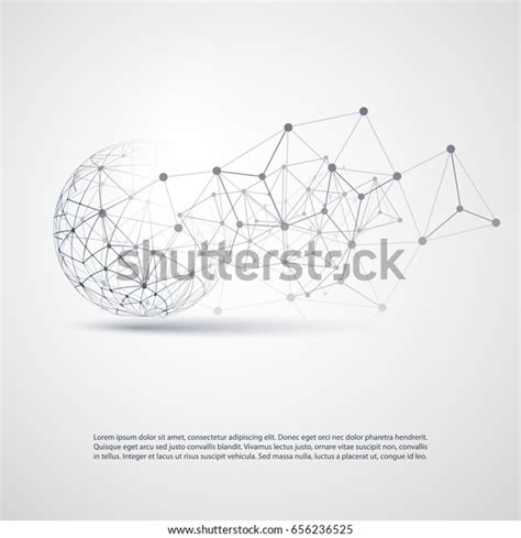 Black White Modern Minimal Style Cloud Stock Vector Royalty Free