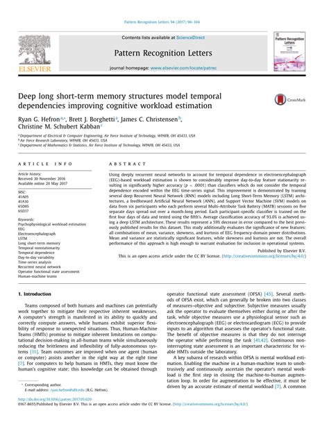 Pdf Deep Long Short Term Memory Structures Model Temporal