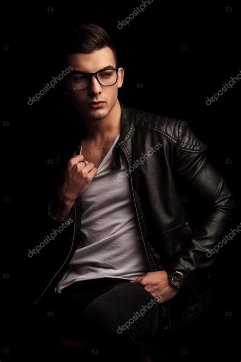 Glasses Jacket Shirt Man