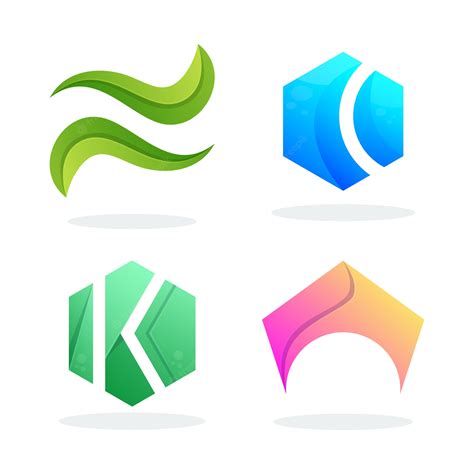 Premium Vector Premium Abstract Logo Design Set