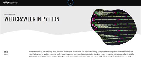 How To Make A Web Crawler In Python In September